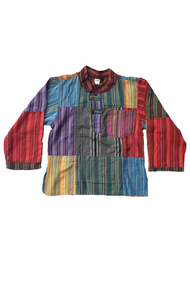 Children's Patch Cotton Shirt - Colour My Tribe